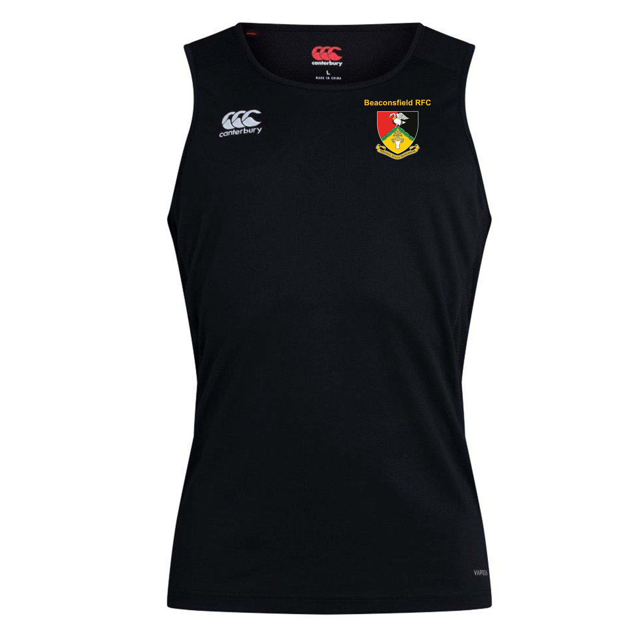 Beaconsfield RFC Canterbury Club Dry Singlet: Black